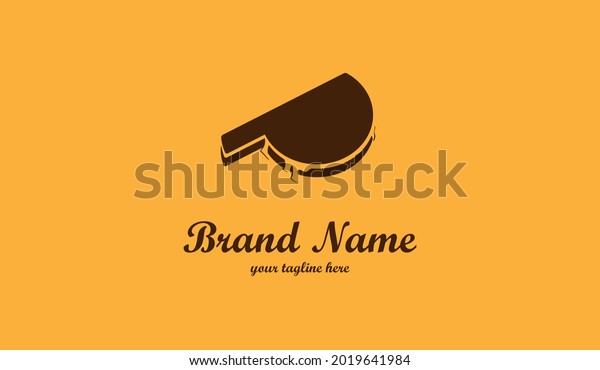 Letter P Chocolate Cake Logo Stock Vector (Royalty Free) 2019641984 ...