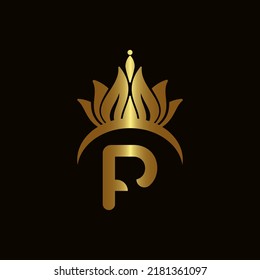 Letter P Crown Logo Crown Logo Stock Vector (Royalty Free) 2181361097 ...