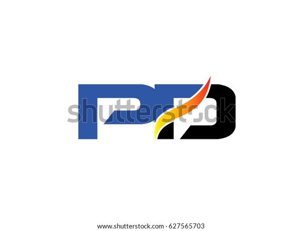 Letter P D Logo Stock Vector (Royalty Free) 627565703 | Shutterstock