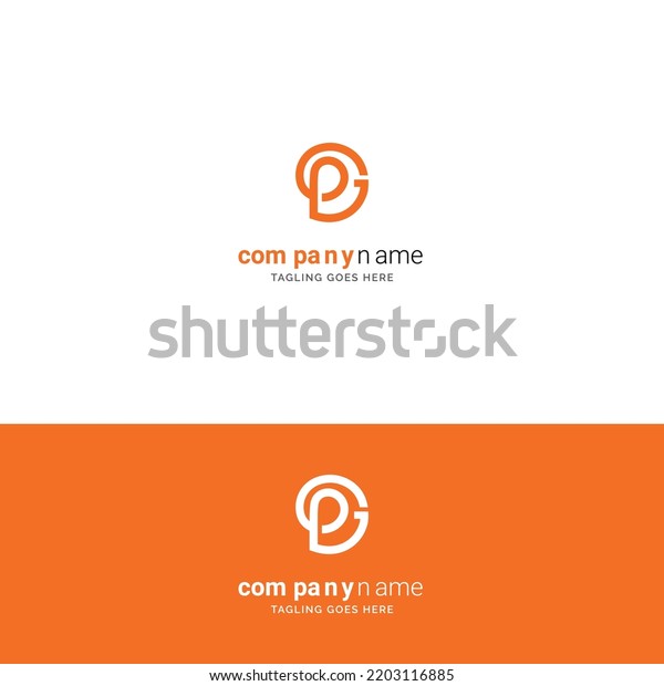 Letter P D Logo Icon Design Stock Vector (Royalty Free) 2203116885 ...