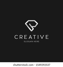 814 P diamond logo: immagini, foto stock e grafica vettoriale ...