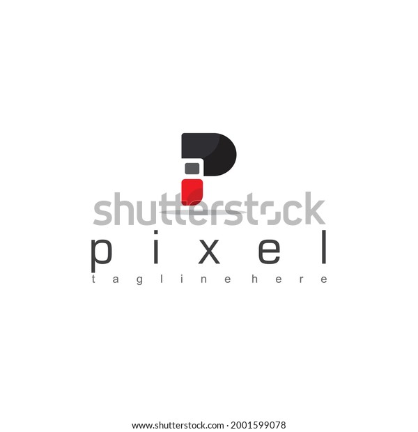 Letter P Ipixel Logo Illustrations Logo Stock Vector (Royalty Free ...