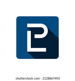 Letter P Letter L Logo Simple Stock Vector (Royalty Free) 2128867493 ...