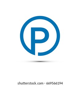 Letter P Logo Stock Vector (Royalty Free) 669566194 | Shutterstock