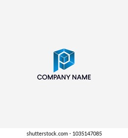P Cube Logo Design Vector Stock Vector (Royalty Free) 1651546663 ...