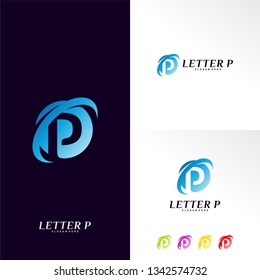 Initial Letter P O Logo Design Stock Vector (Royalty Free) 2076012106 ...
