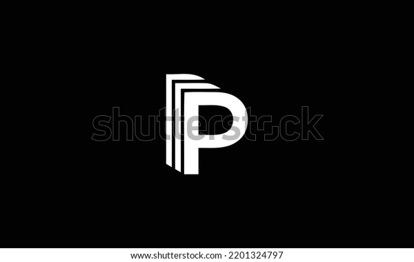 Letter P Pp Ppp Logo Design Stock Vector (Royalty Free) 2201324797 ...