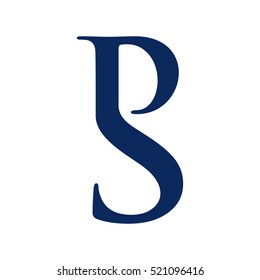 Letter P S Logo Vector Stock Vector (Royalty Free) 521096416 | Shutterstock