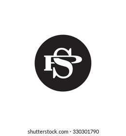 Letter P S Monogram Circle Logo Stock Vector (Royalty Free) 330301790 ...