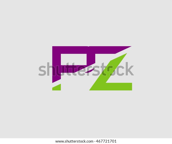 Letter P Z Logo Vector Stock Vector (Royalty Free) 467721701 | Shutterstock