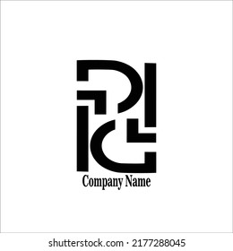 Letter Pd Logo Design Simple Elegant Stock Vector (Royalty Free ...