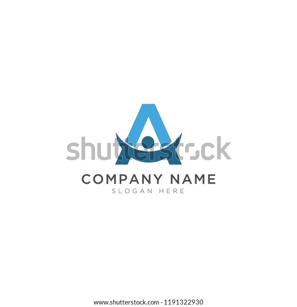 Letter People Logo Template Design Vector Stock Vector (Royalty Free ...
