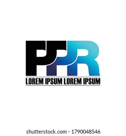 Letter Ppr Monogram Logo Design Vector: เวกเตอร์สต็อก (ปลอดค่าลิขสิทธิ์ ...