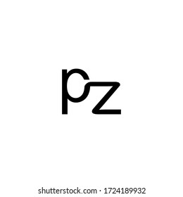Letter Pz New Logo Vector Stock Vector (Royalty Free) 1724189932 ...