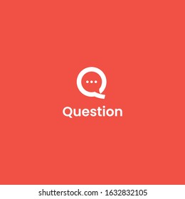 Letter Q Chat Bubble Logo Icon Stock Vector (Royalty Free) 1632832105 ...
