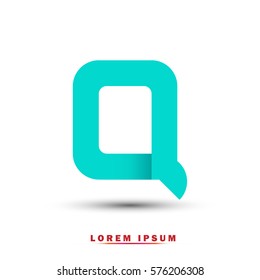 Letter Q Icon Logo Template New Stock Vector (Royalty Free) 576216346