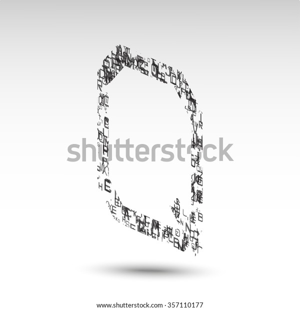 Letter Q Latin Alphabet Vector Illustration Stock Vector (Royalty Free ...