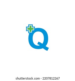 Letter Q Logo Template Design Health Stock Vector (Royalty Free ...