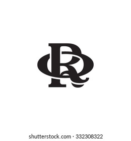 Letter Q R Monogram Logo Stock Vector (Royalty Free) 332308322 ...