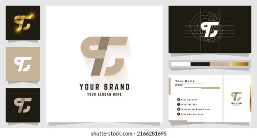 Letter Qc Tg Monogram Logo Business Stock Vector (Royalty Free ...