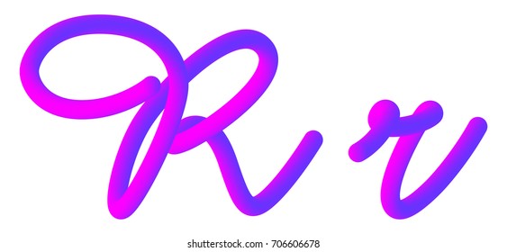 387 Cursive Letter R Stock Vectors, Images & Vector Art | Shutterstock