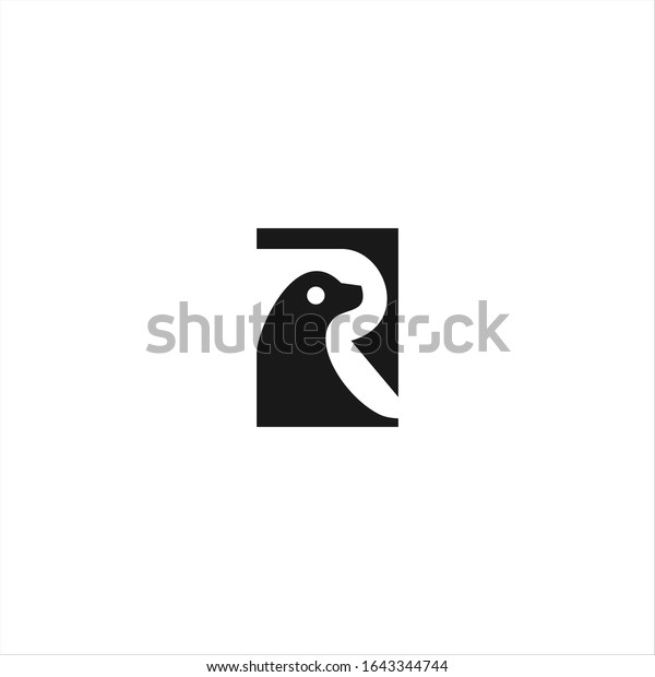 Letter R Animals Abstract Logo Icon Stock Vector (Royalty Free ...