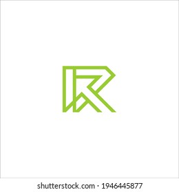 Letter R Arrow Logo Design Vector Stock Vector (Royalty Free ...