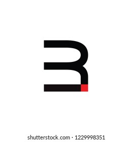 Letter R B Logo Vector: เวกเตอร์สต็อก (ปลอดค่าลิขสิทธิ์) 1229998351 ...