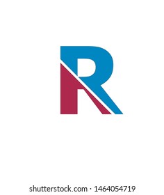 R Alphabet Painting Logo Design Concept Stock Illustration 1779840059 ...