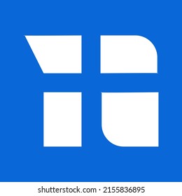 Letter R Blue Tech Logo Stock Vector (Royalty Free) 2155836895 ...