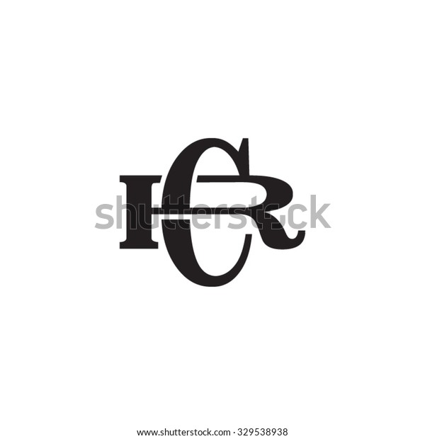 Letter R C Monogram Logo: vector de stock (libre de regalías) 329538938 ...