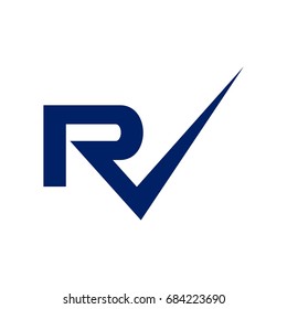 Letter R Check Mark Logo Vector 스톡 벡터(로열티 프리) 684223690 | Shutterstock