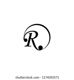 Letter R Circle Logo Vector 스톡 벡터(로열티 프리) 1174392571 | Shutterstock