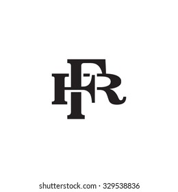 Letter R F Monogram Logo Stock Vector (Royalty Free) 329538836