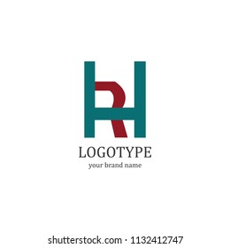 Letter R H Logo Stock Vector (Royalty Free) 1132412747 | Shutterstock