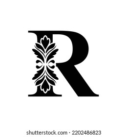 628 R Capital Letter Ornate Stock Vectors, Images & Vector Art ...