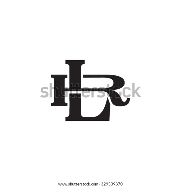 Letter R L Monogram Logo: vector de stock (libre de regalías) 329539370 ...
