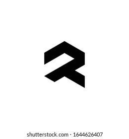 Letter R Logo Design Vector Simple Stock Vector (Royalty Free ...