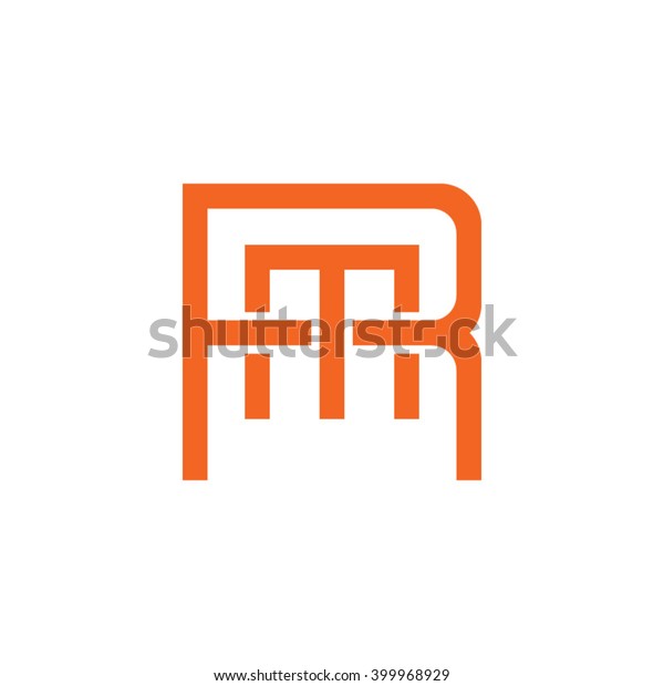 Letter R M Monogram Square Shape Stock Vector (Royalty Free) 399968929 ...