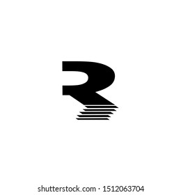 Letter R New Logo Vector Stock Vector (Royalty Free) 1512063704 ...