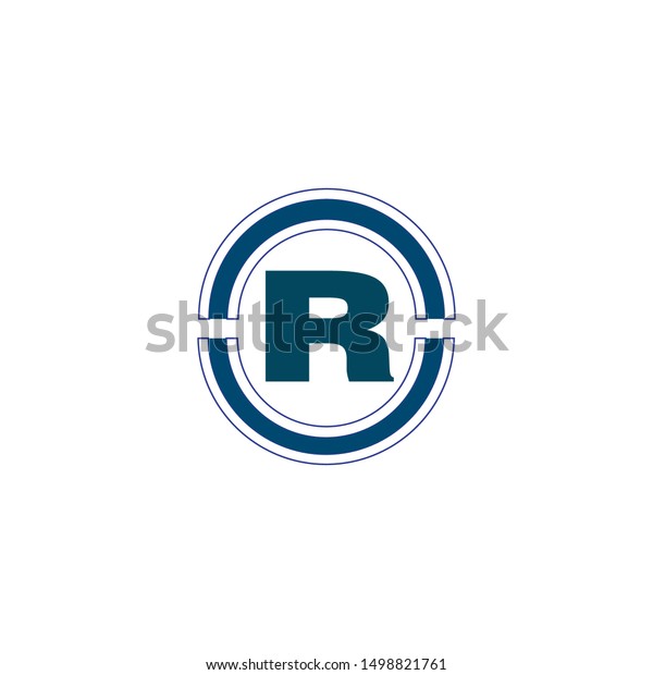 Letter R New Logo Vector: vector de stock (libre de regalías ...