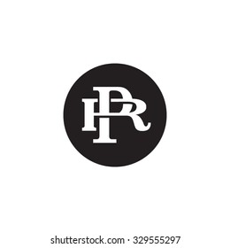Letter R P Monogram Circle Logo Stock Vector (Royalty Free) 329555297 ...