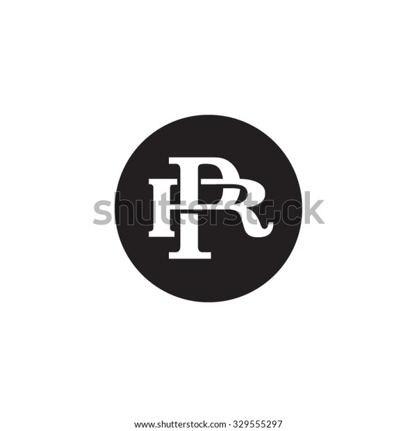 Letter R P Monogram Circle Logo Stock Vector (Royalty Free) 329555297 ...