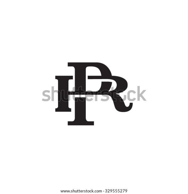 Letter R P Monogram Logo Stock Vector (Royalty Free) 329555279