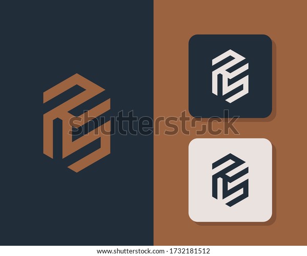 Letter R S Logo Design Creative Stock Vector (Royalty Free) 1732181512 ...