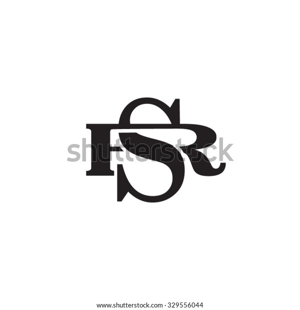 Letter R S Monogram Logo Stock Vector (Royalty Free) 329556044 ...
