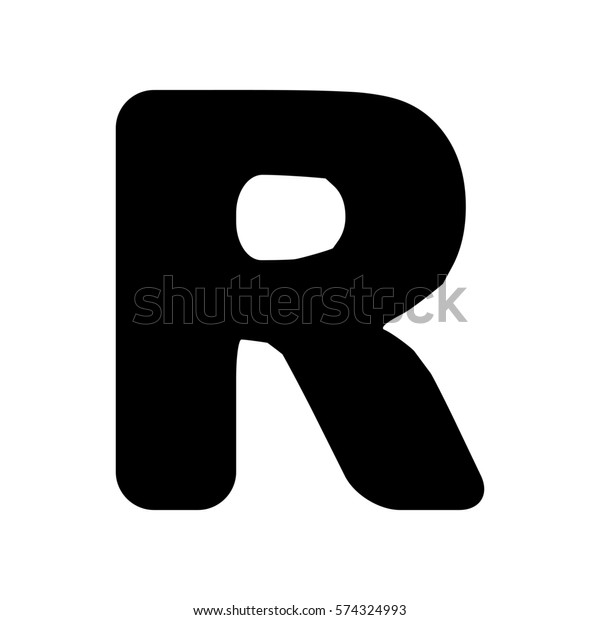 Letter R Sign Design Template Element Stock Vector (Royalty Free ...