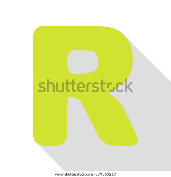 Letter R Sign Design Template Element Stock Vector (Royalty Free ...