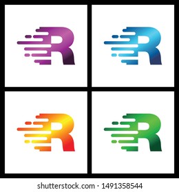 Letter R Simple Logo Icon Design Stock Vector (Royalty Free) 1491358544 ...