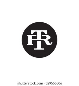 Letter R T Monogram Circle Logo: เวกเตอร์สต็อก (ปลอดค่าลิขสิทธิ์ ...